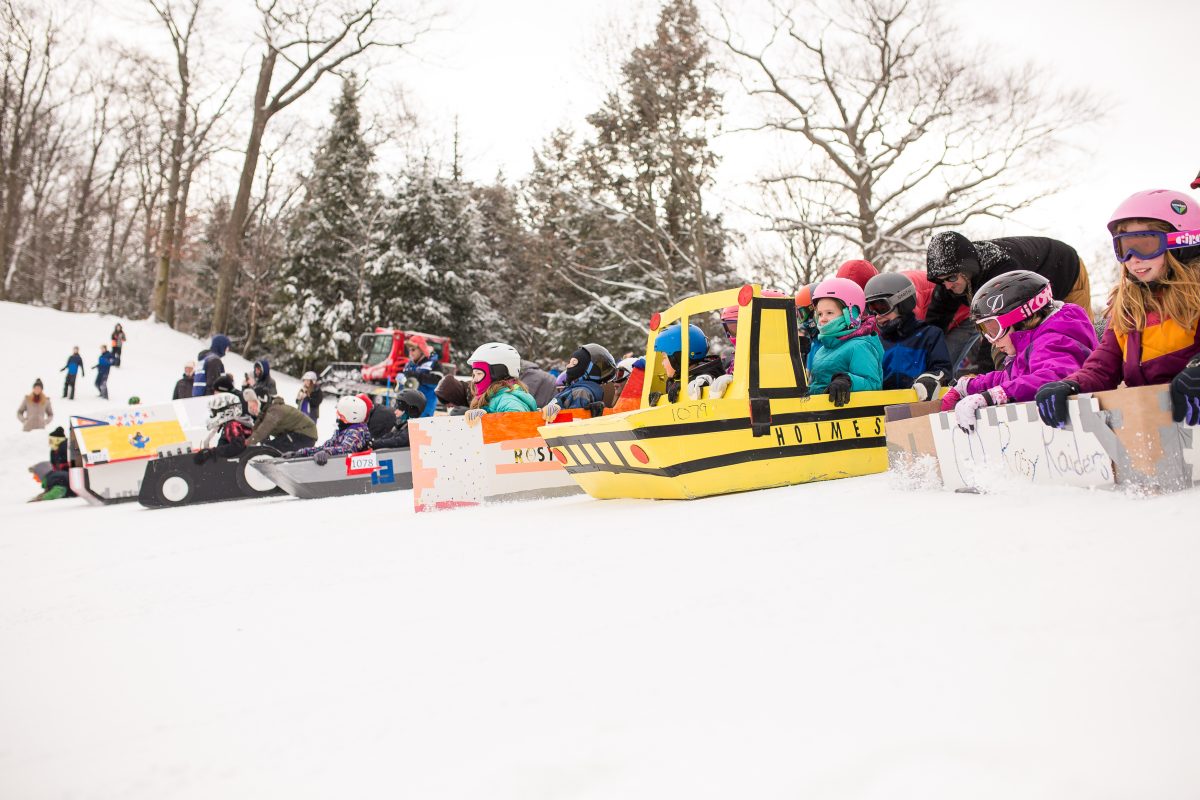 Cardboard Sled Race - Winterfest Grand Haven